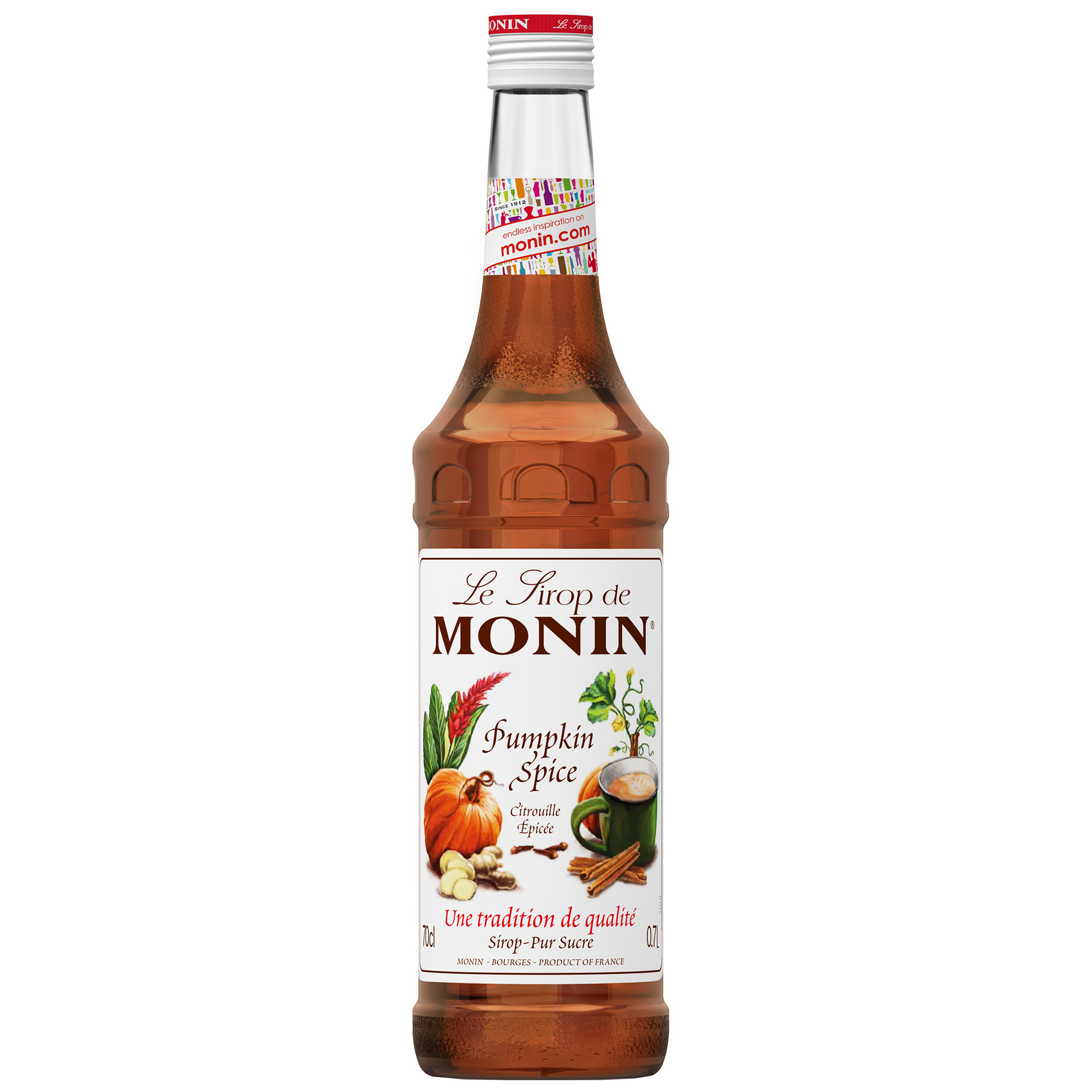 Sirop monin épices à la citrouille 750ml | Les Saveurs Folles ...